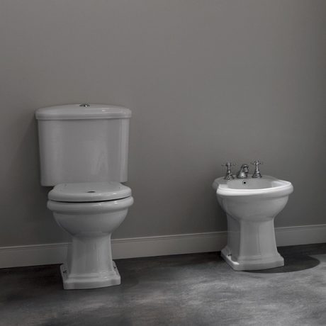 Retro Monoblock - Retro Close Coupled Toilet Bidet - Bello Casa