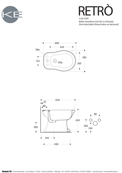 Retro Monoblock - Retro Close Coupled Toilet Bidet - Bello Casa
